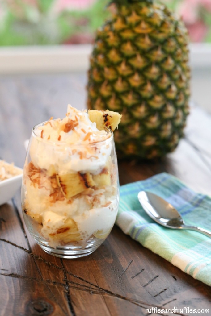 Grilled Pineapple Parfaits to Fire Up the Grill! - Helpful Homemade