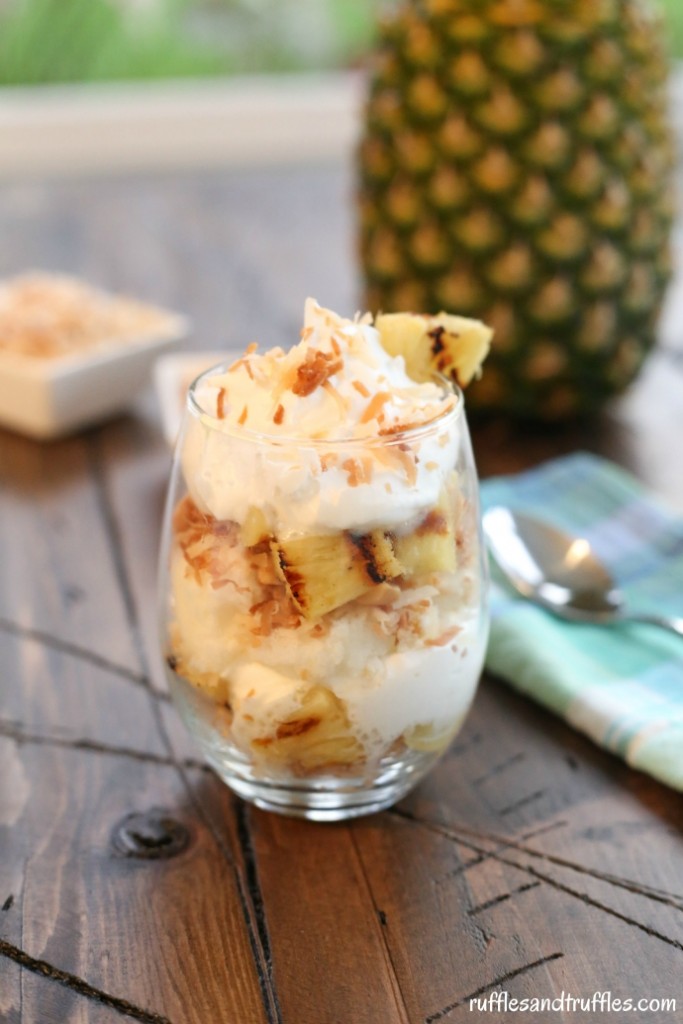 Grilled Pineapple Parfaits to Fire Up the Grill! - Helpful Homemade